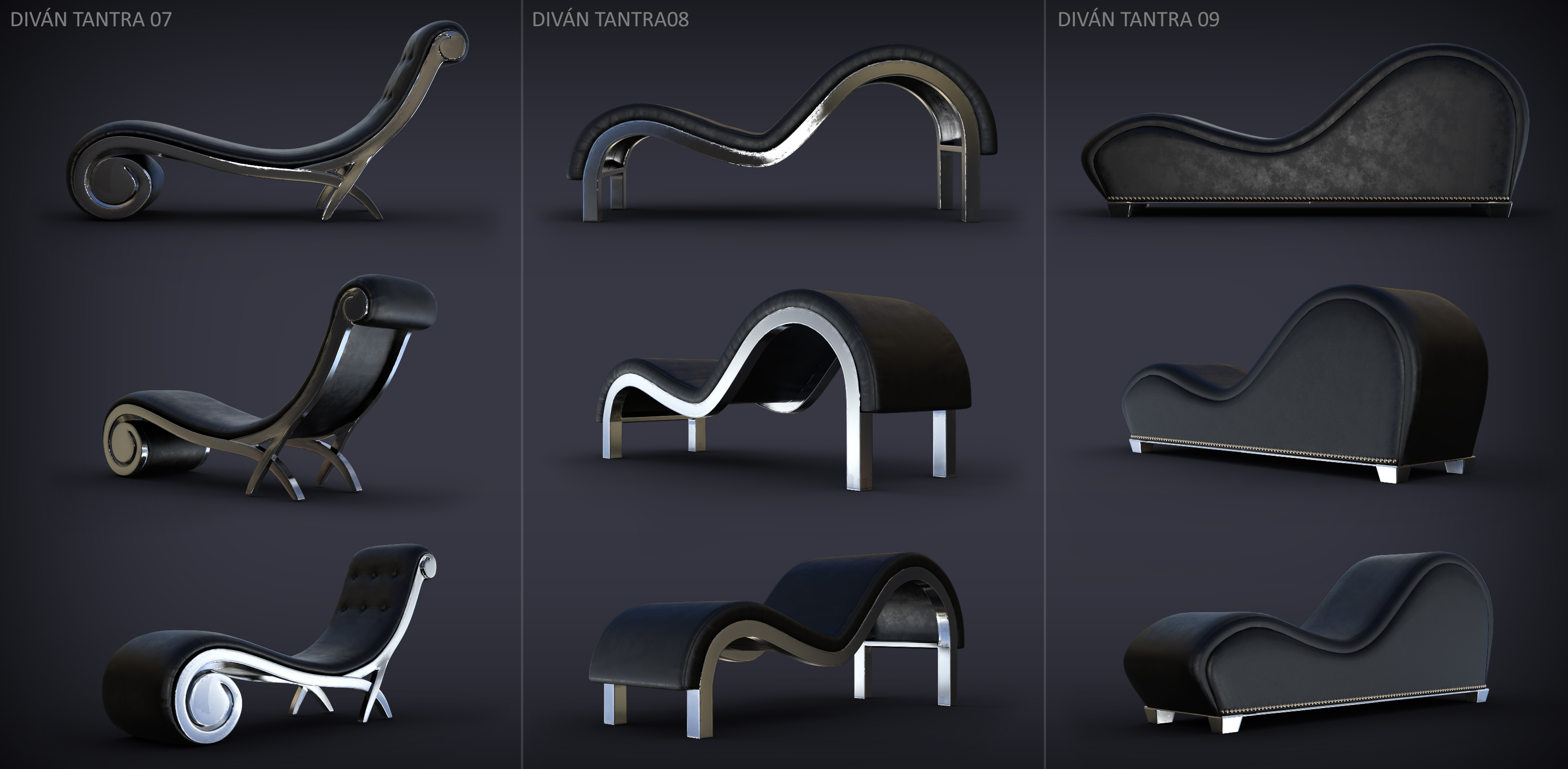 Divan Tantra Props and Poses for Genesis 8 and 8.1 Females | Daz 3D