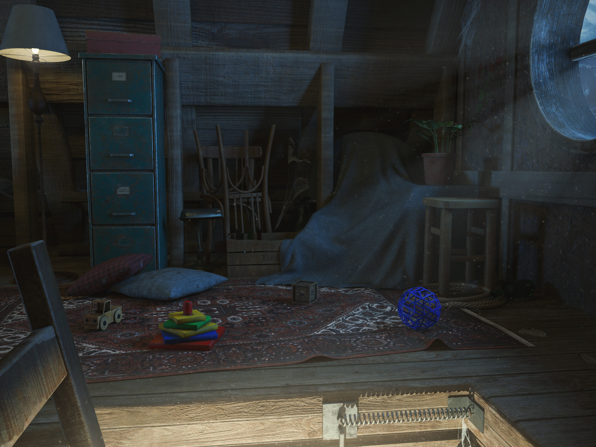Game In The Attic | Daz 3D