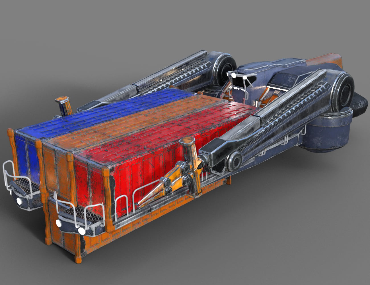 Arachnid Class - Rim Runner Cargo Set | Daz 3D