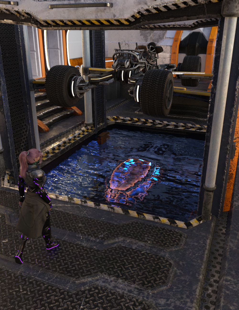 Arachnid Class - Rim Runner Bundle | Daz 3D
