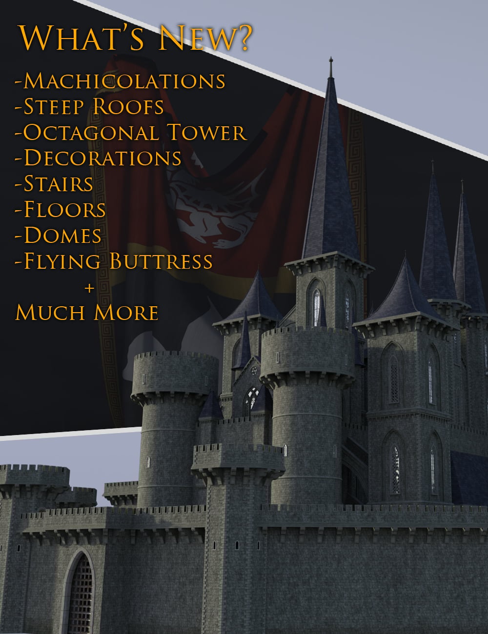 Castle Creator for Daz Studio: The Palace | Daz 3D