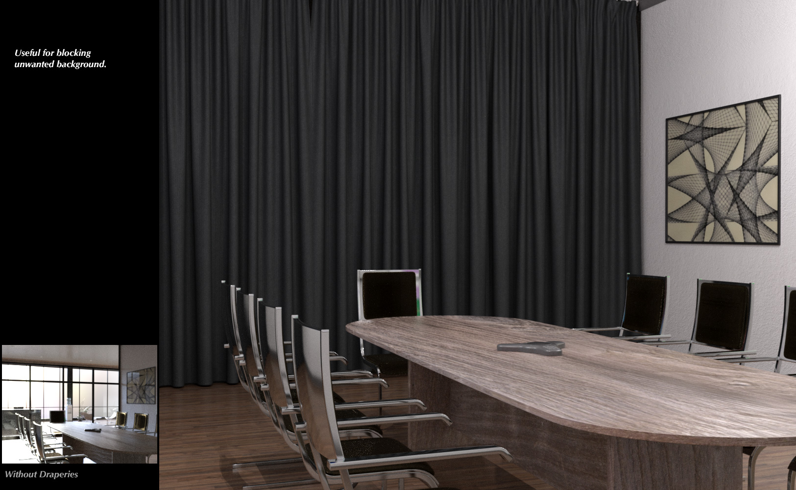 dForce Draperies Megapack | Daz 3D