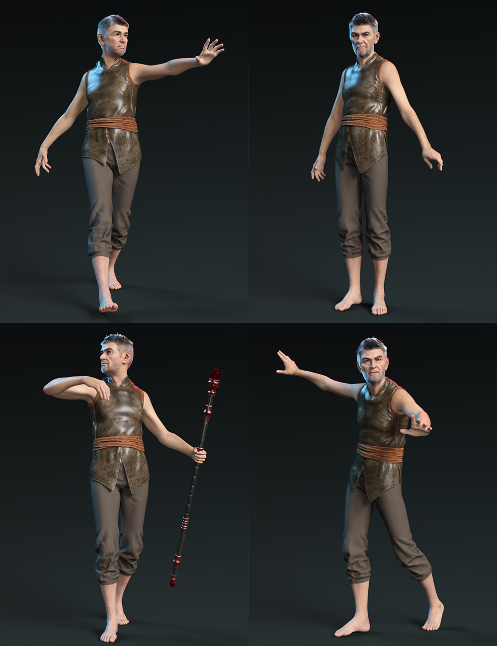 Sorcery Pose Bundle for Genesis 8 Male and Genesis 8 Female | Daz 3D
