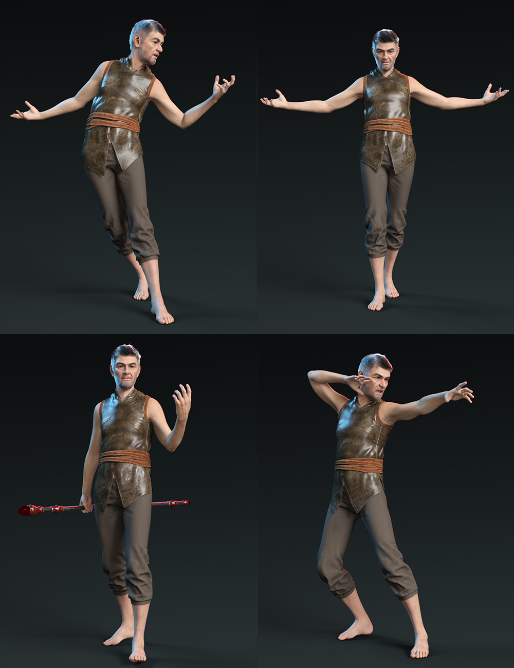 Sorcery Pose Bundle for Genesis 8 Male and Genesis 8 Female | Daz 3D
