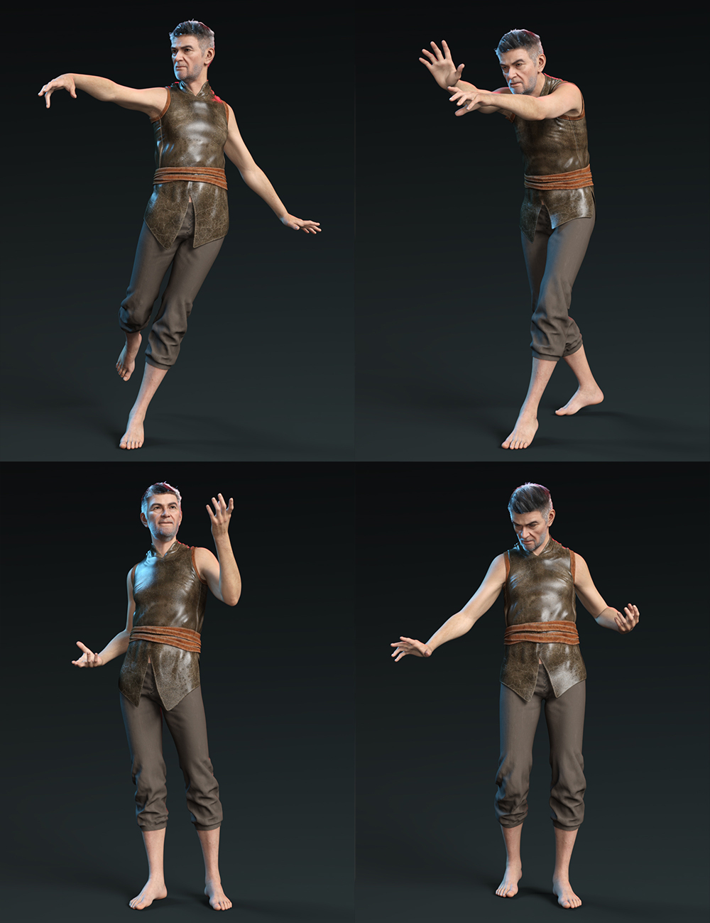 Sorcery Pose Bundle for Genesis 8 Male and Genesis 8 Female | Daz 3D