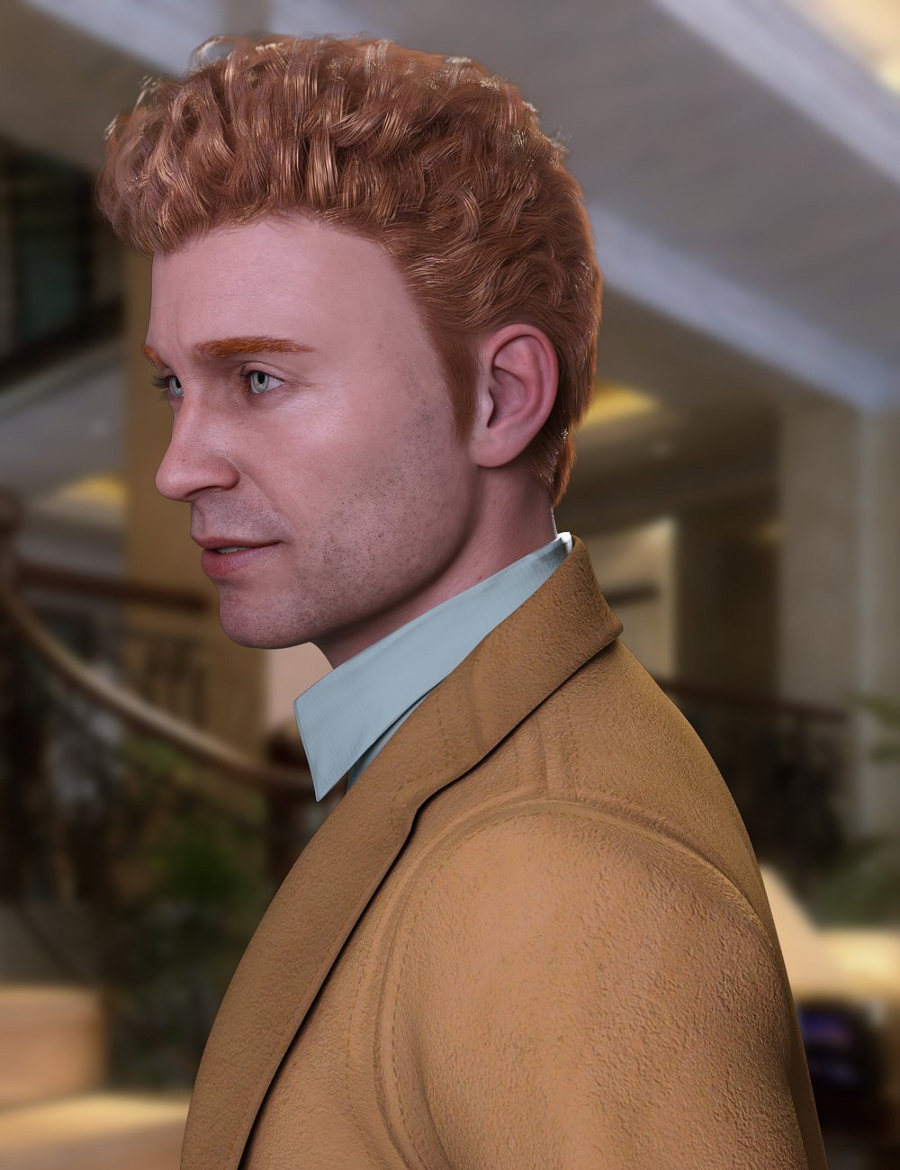 dForce Peter Hair for Genesis 8 Males | Daz 3D