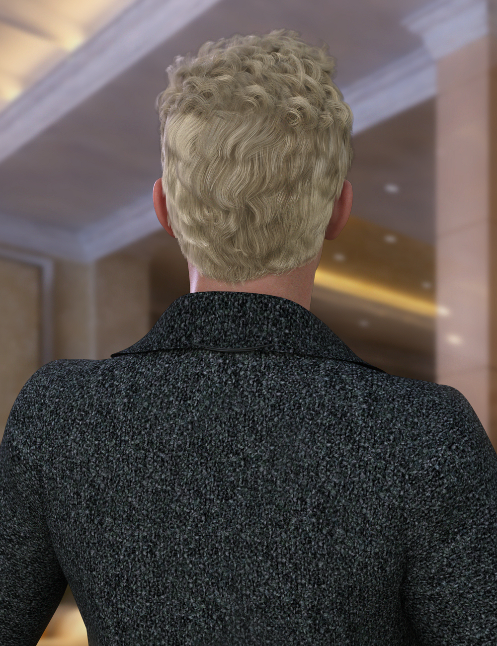 dForce Peter Hair for Genesis 8 Males | Daz 3D