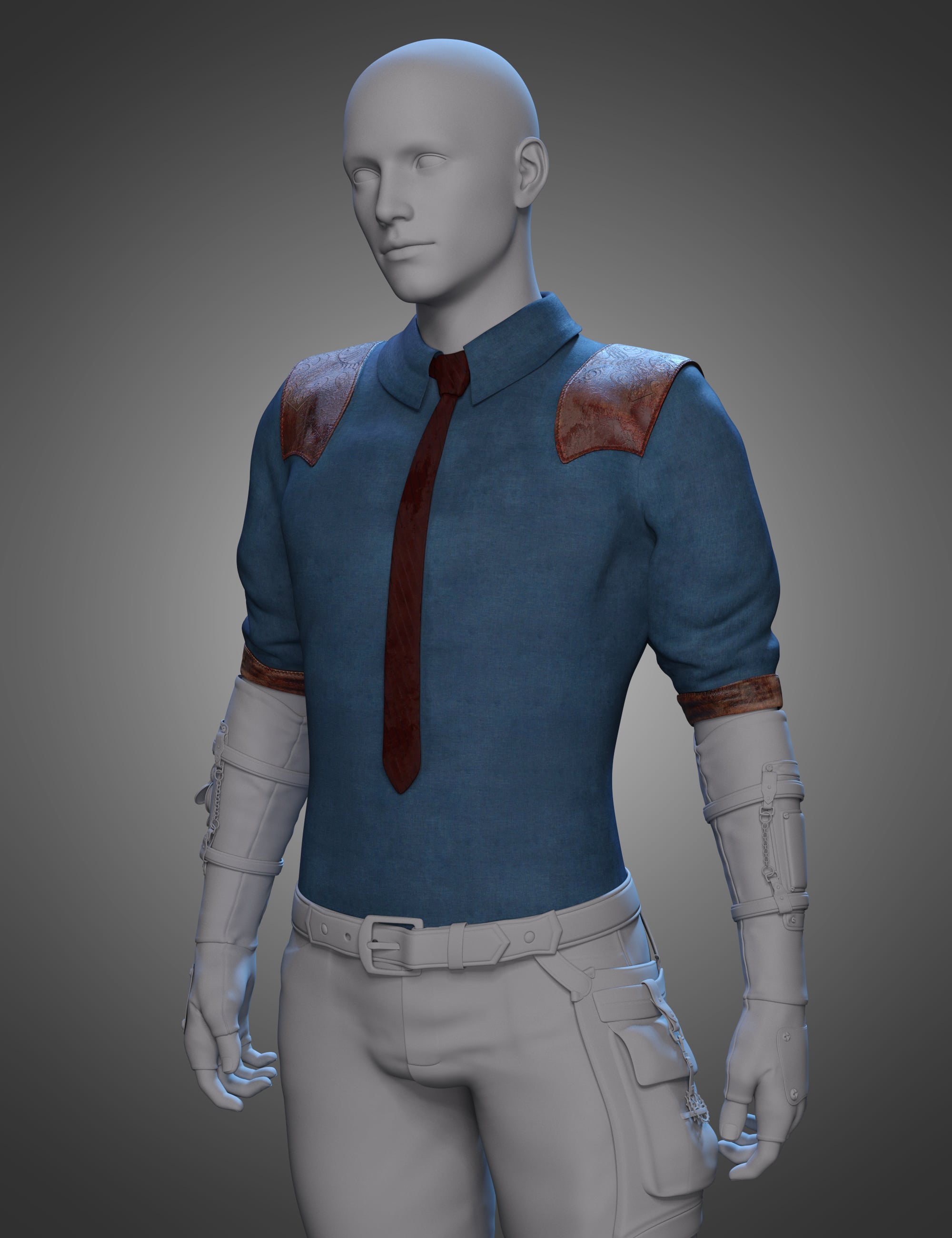 Halcyon Fragment Shirt for Genesis 8 and 8.1 Males | Daz 3D