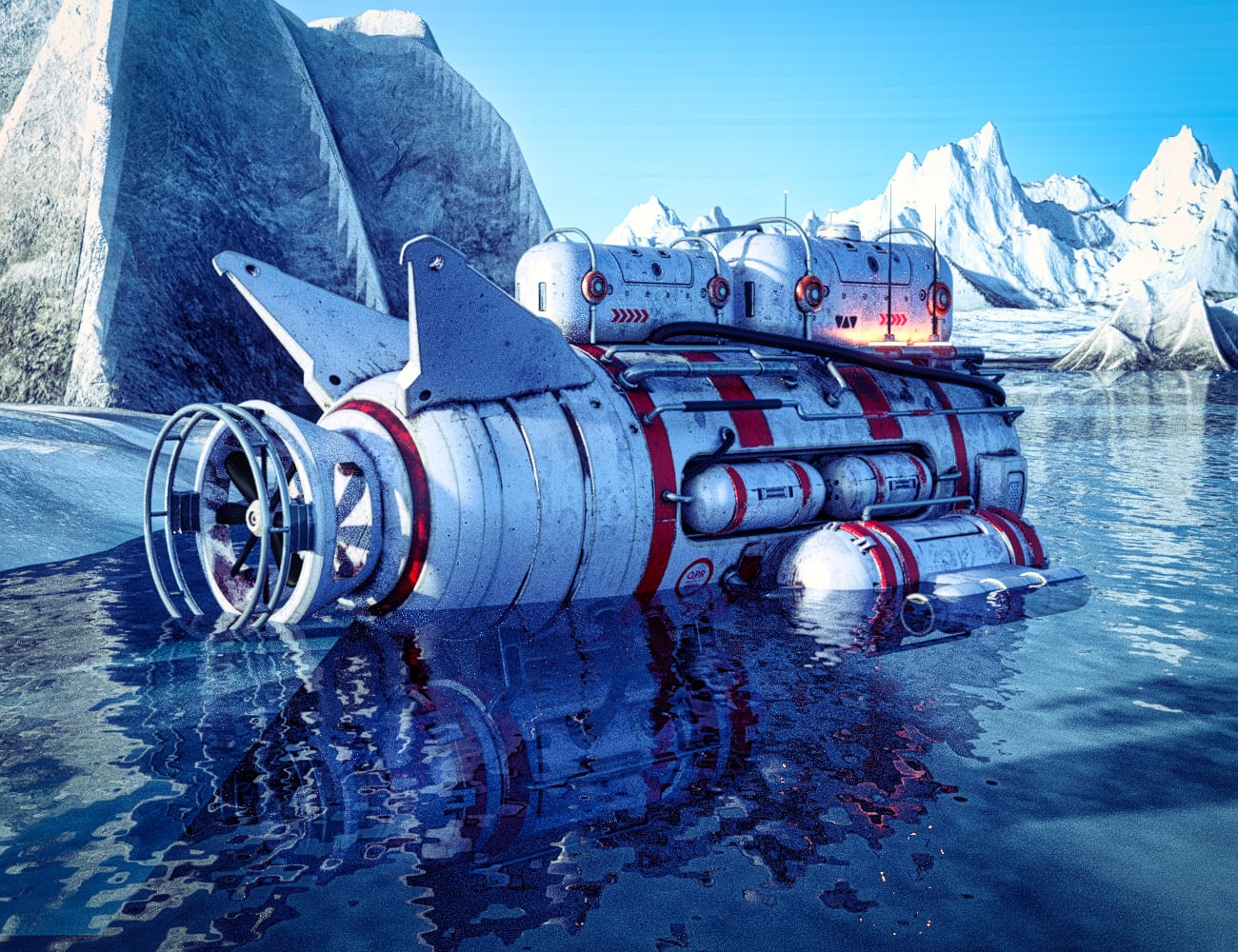 Remote Mini Sub | Daz 3D