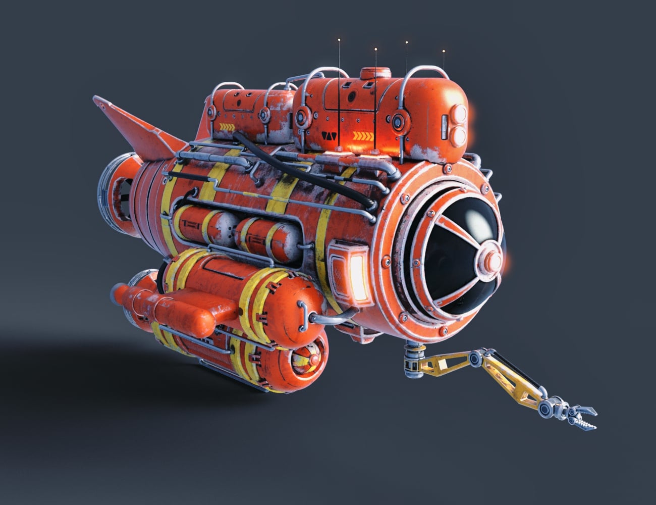 Remote Mini Sub | Daz 3D