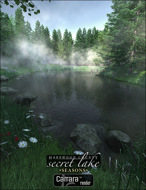 Secret Lake Seasons | Daz 3D