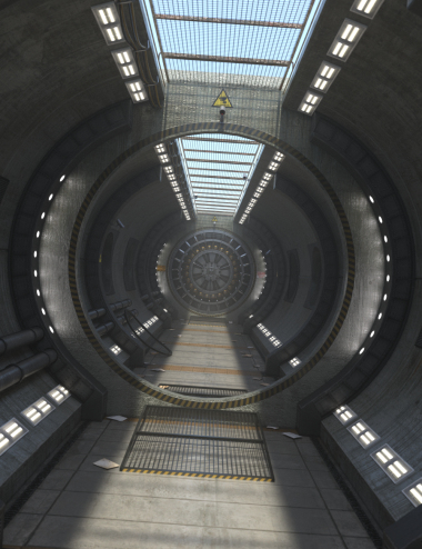 Dystopian Corridor | Daz 3D