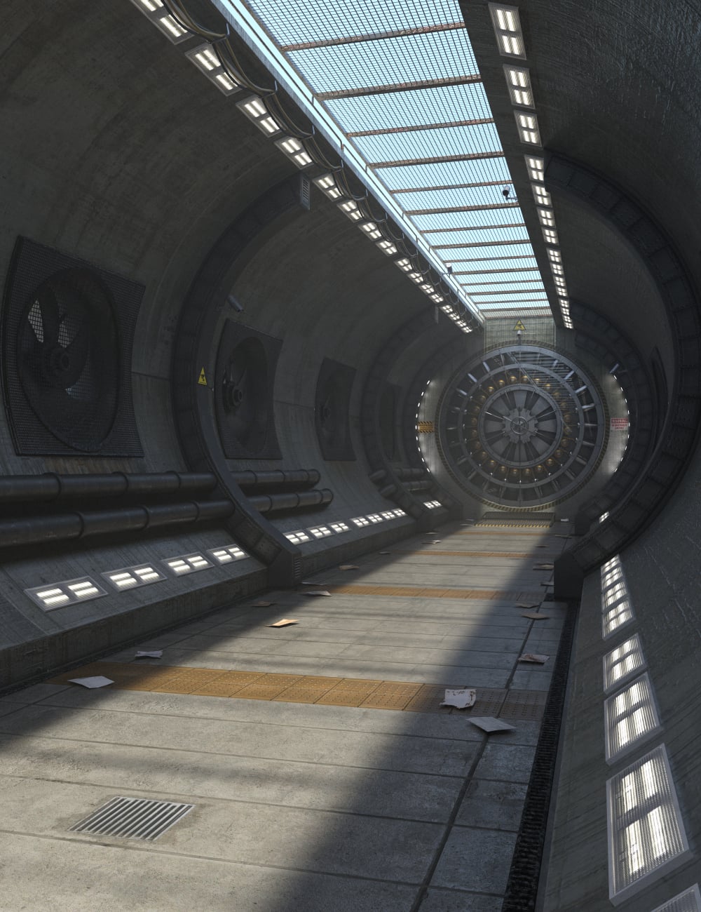 Dystopian Corridor | Daz 3D