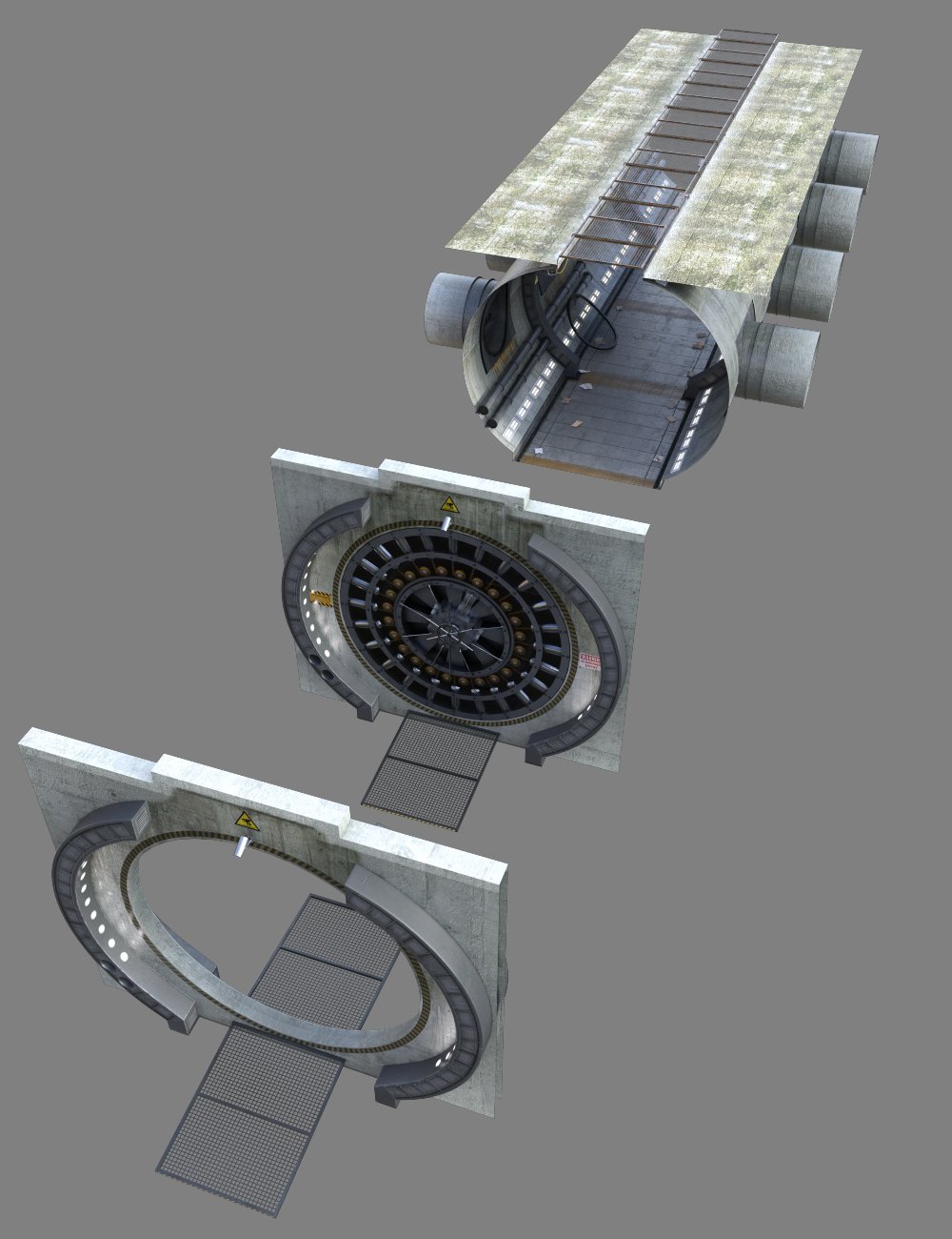 Dystopian Corridor | Daz 3D