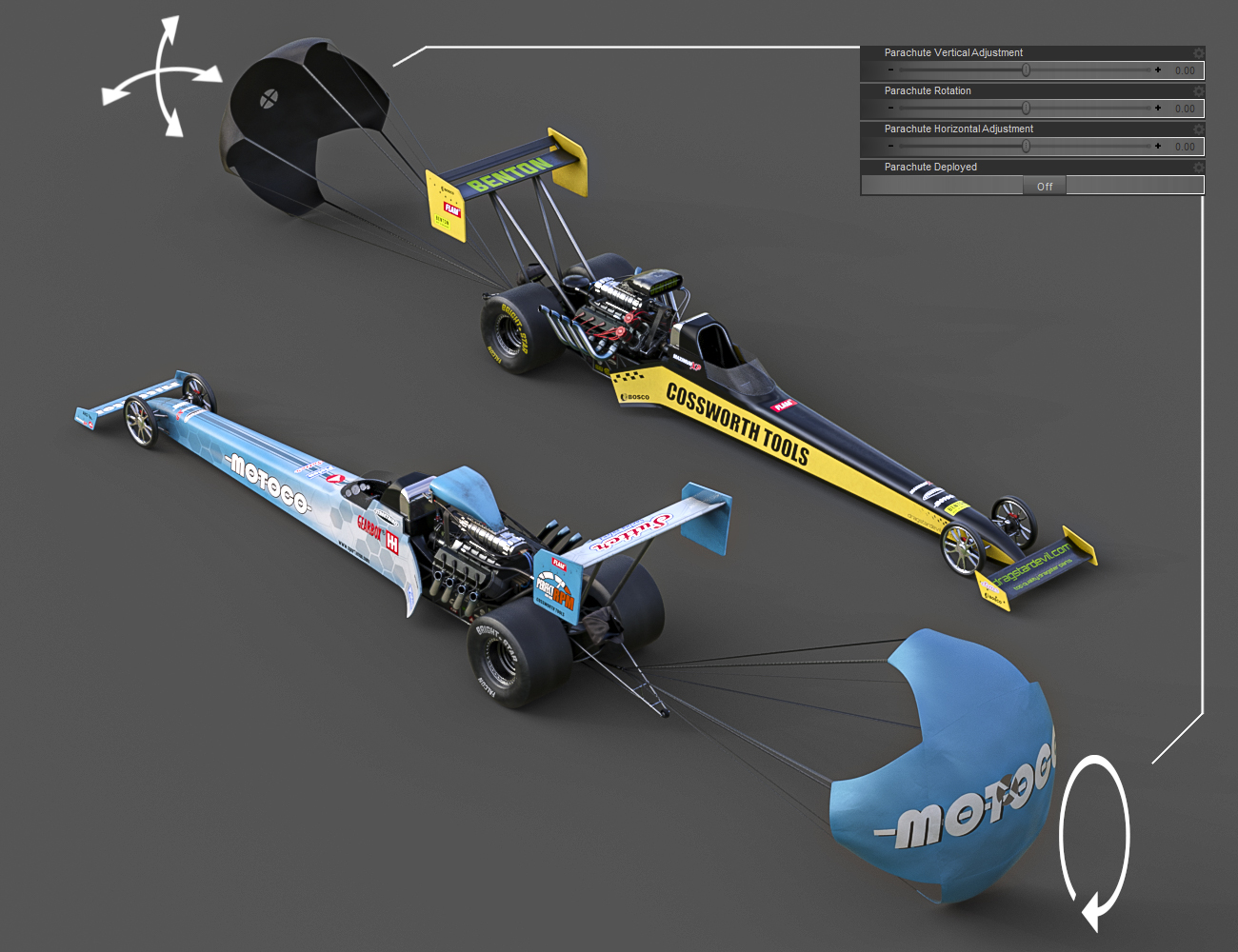 Top Fuel Dragster | Daz 3D