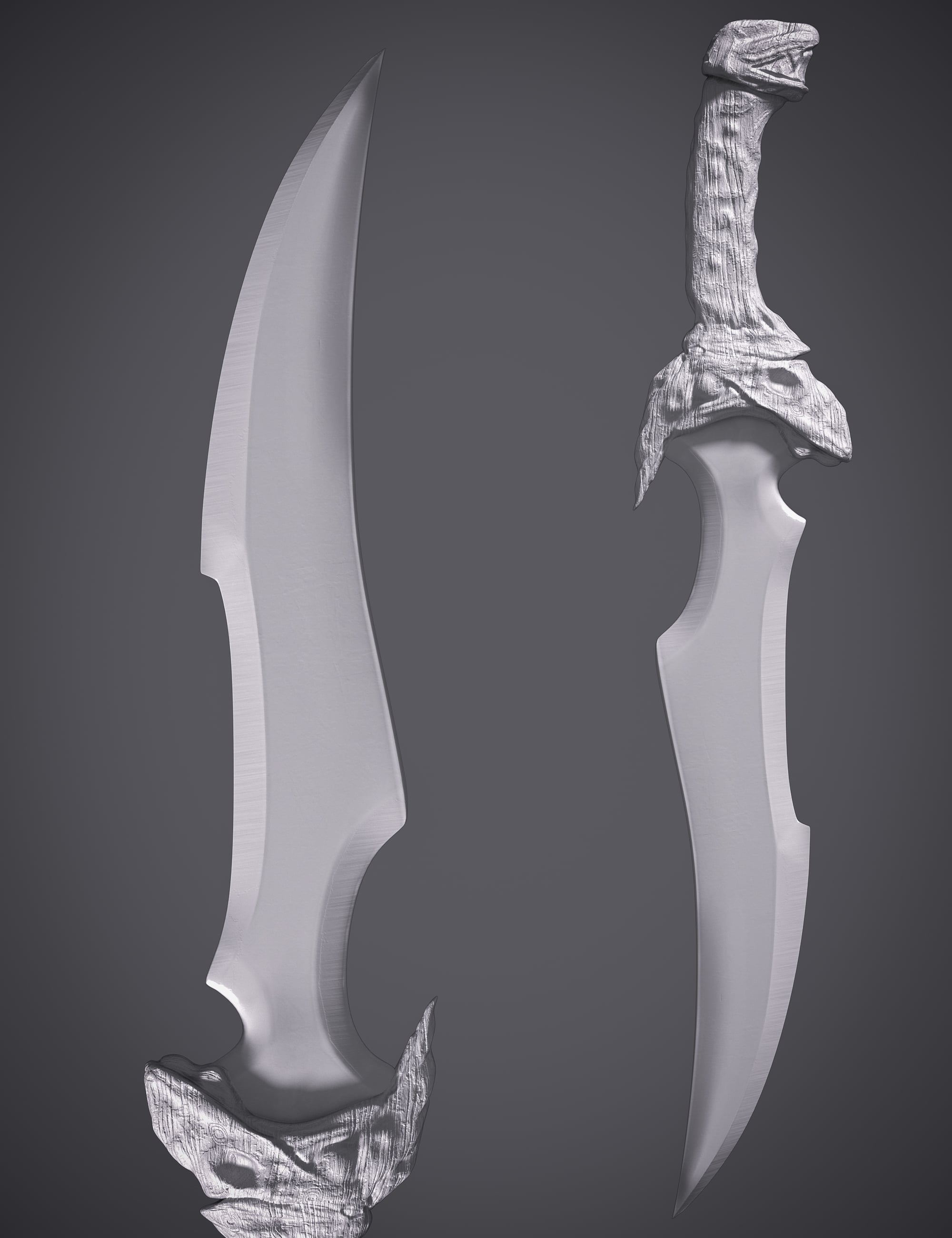 BW Dual Dagger Props and Poses for Genesis 8 and 8.1 | Daz 3D