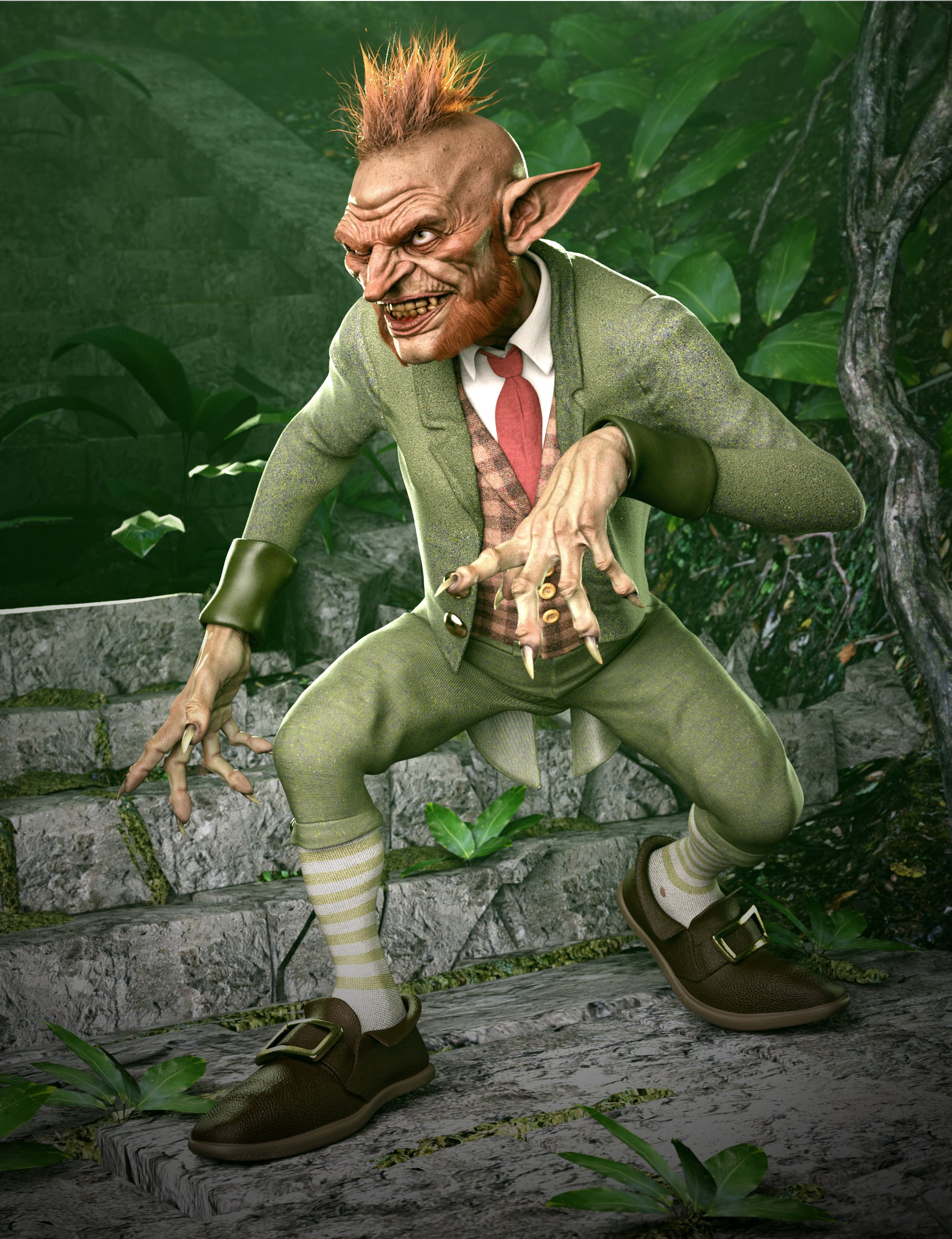 Evil Leprechaun HD for Genesis 8.1 Male | Daz 3D
