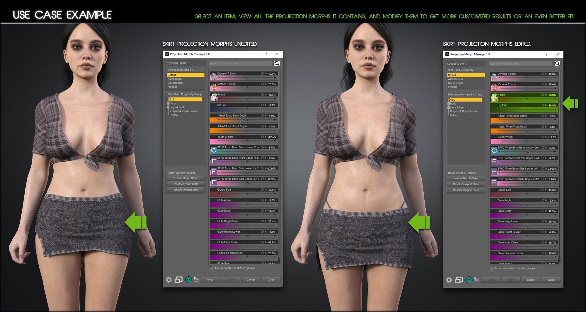 Projection Morph Manager | Daz 3D