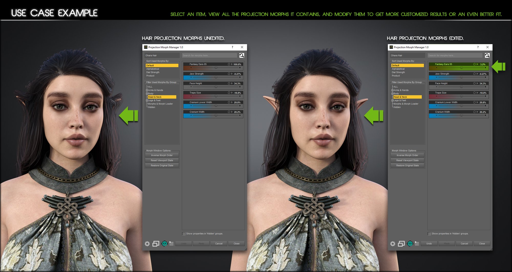 Projection Morph Manager | Daz 3D