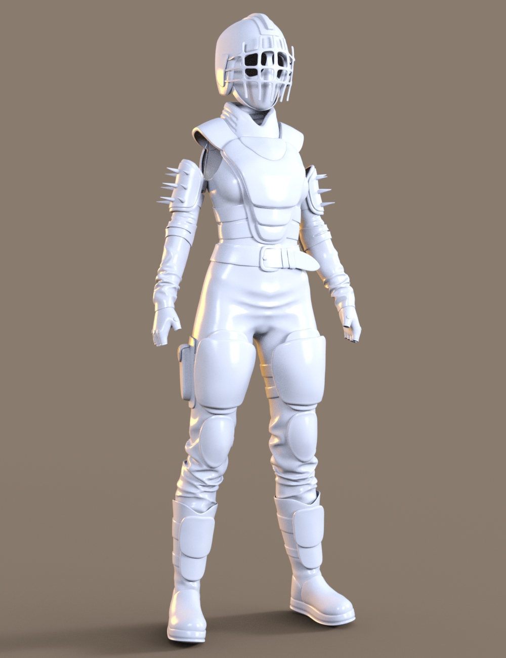 Toxic Warrior Outfit for Genesis 8.1 Females | Daz 3D
