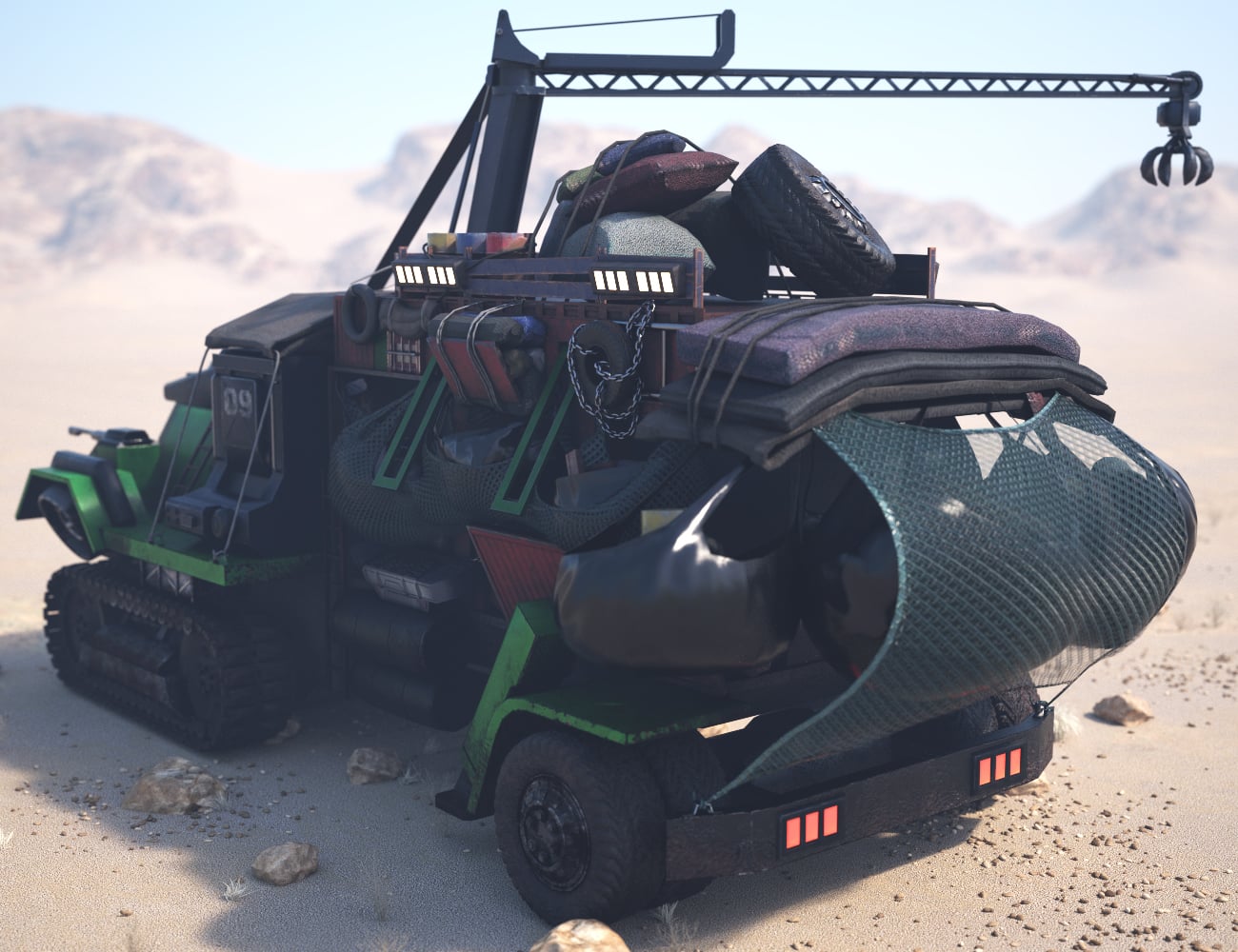 Scavenger Vehicle | Daz 3D