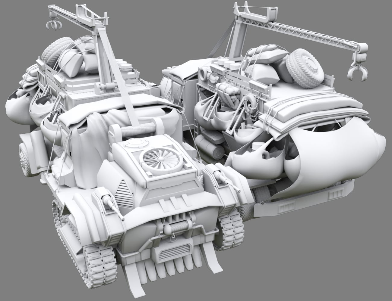 Scavenger Vehicle | Daz 3D