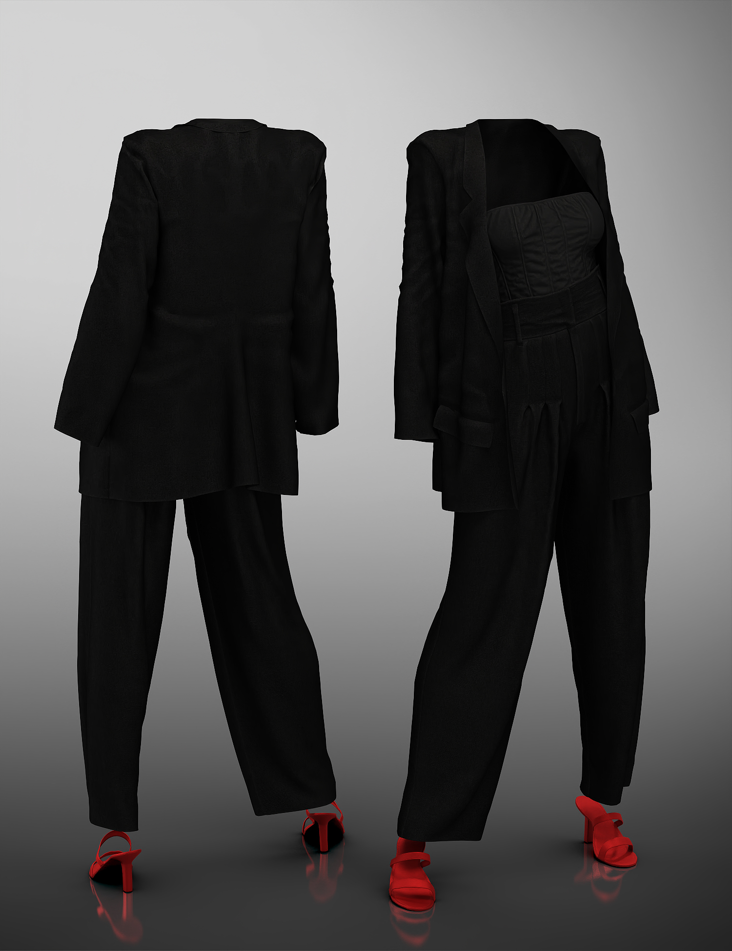 dForce AMDU Outfit for Genesis 8 and 8.1 Females Bundle | Daz 3D