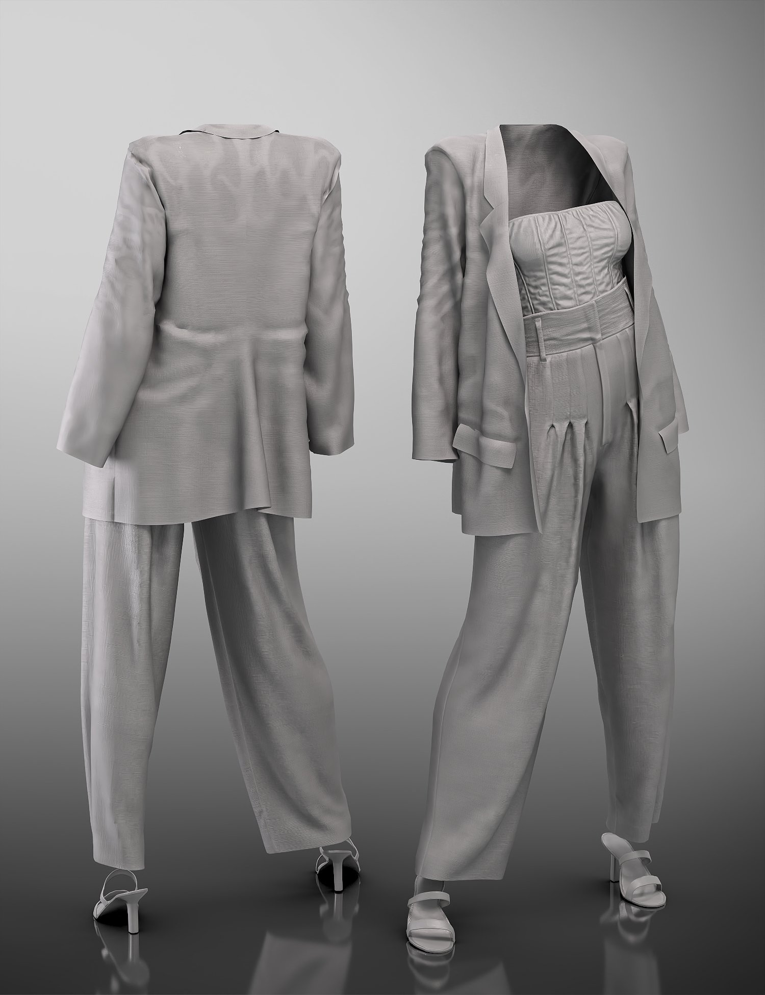 dForce AMDU Outfit for Genesis 8 and 8.1 Females Bundle | Daz 3D