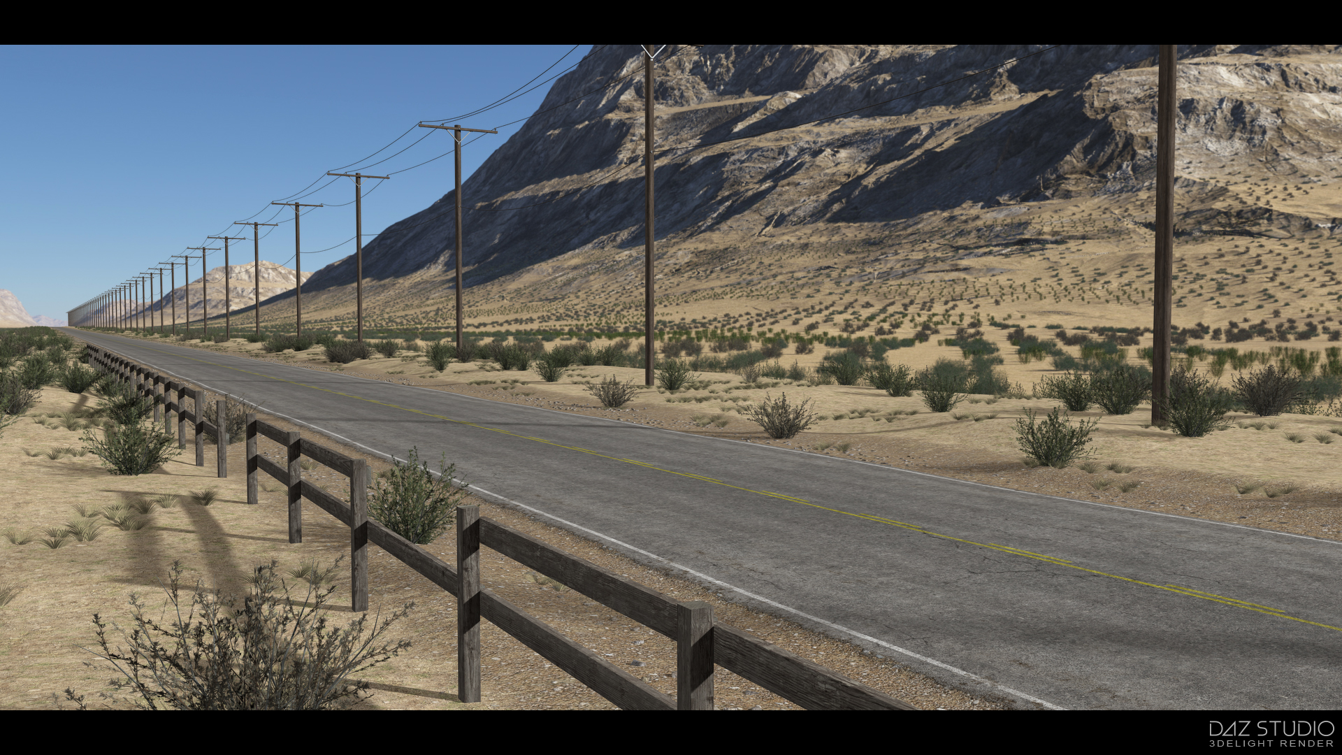 Easy Environments: Road to Nowhere | Daz 3D