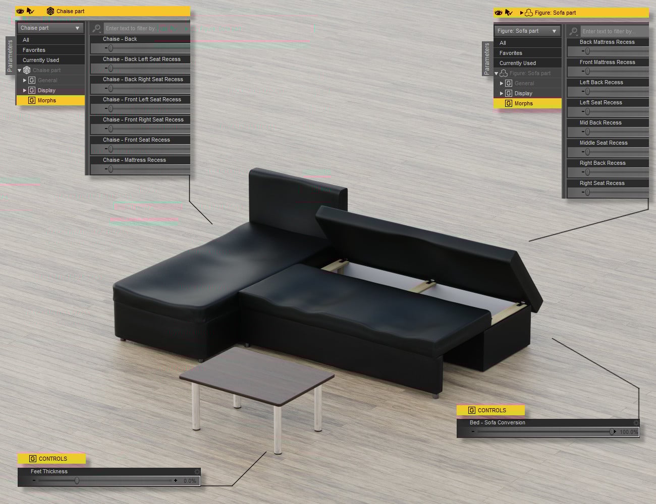 Living Room Assets 01 | Daz 3D