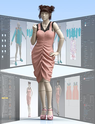 Runway Mannequin Shape for Clothes Creation and Demonstration for ...