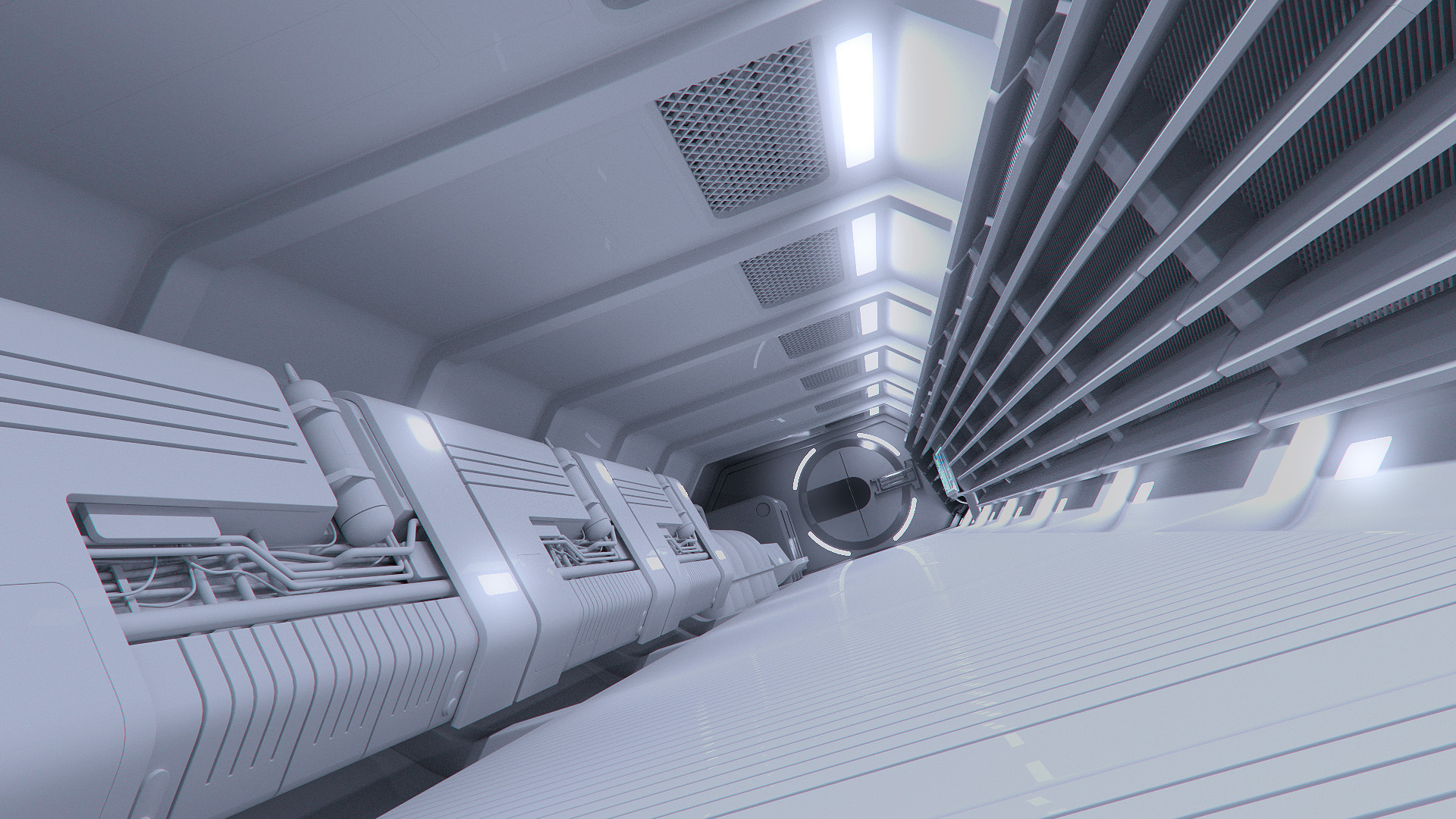 Science Fiction Corridor | Daz 3D