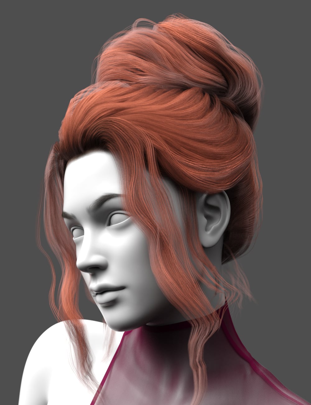Libra Updo for Genesis 8 and 8.1 Female | Daz 3D