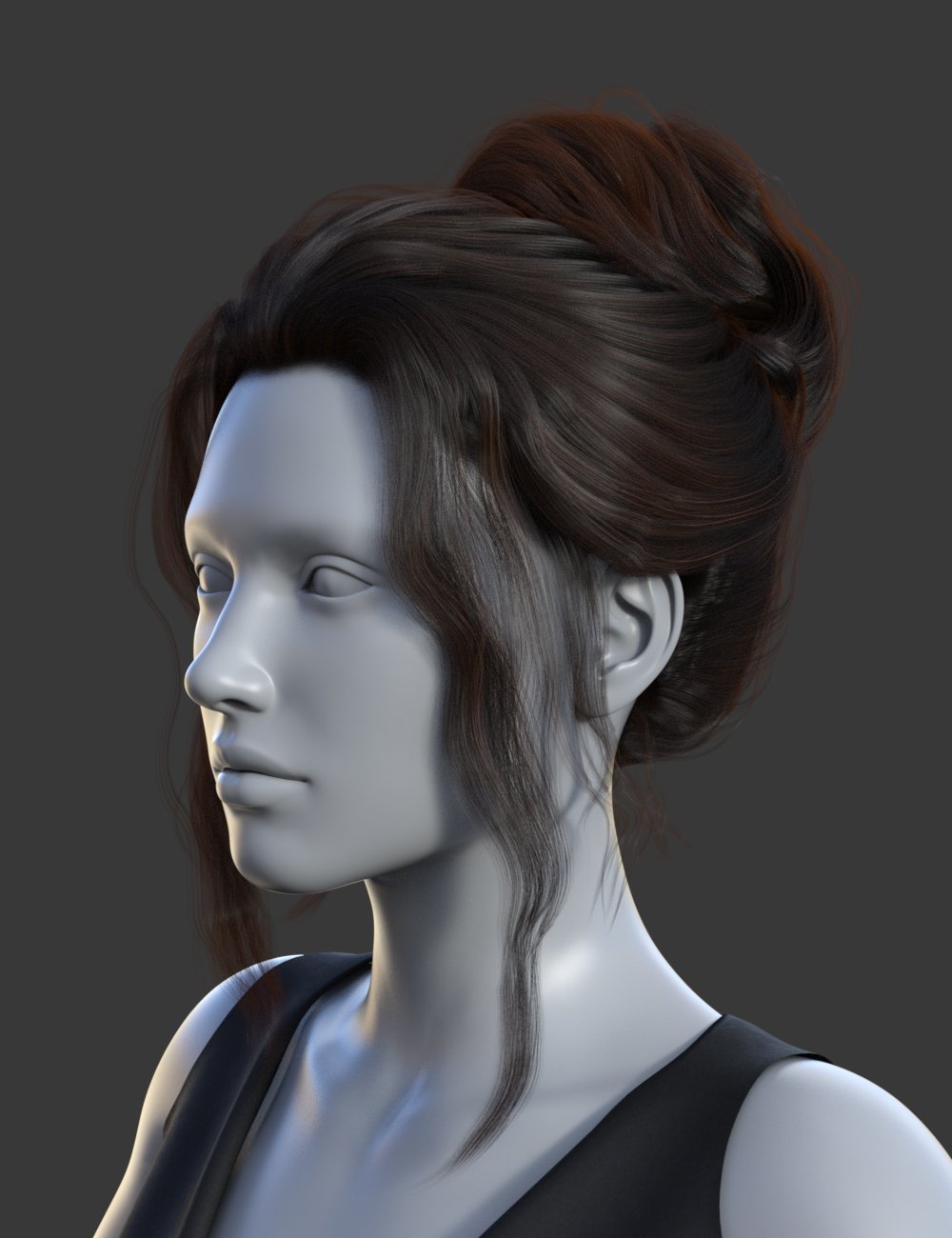 Libra Updo for Genesis 8 and 8.1 Female | Daz 3D