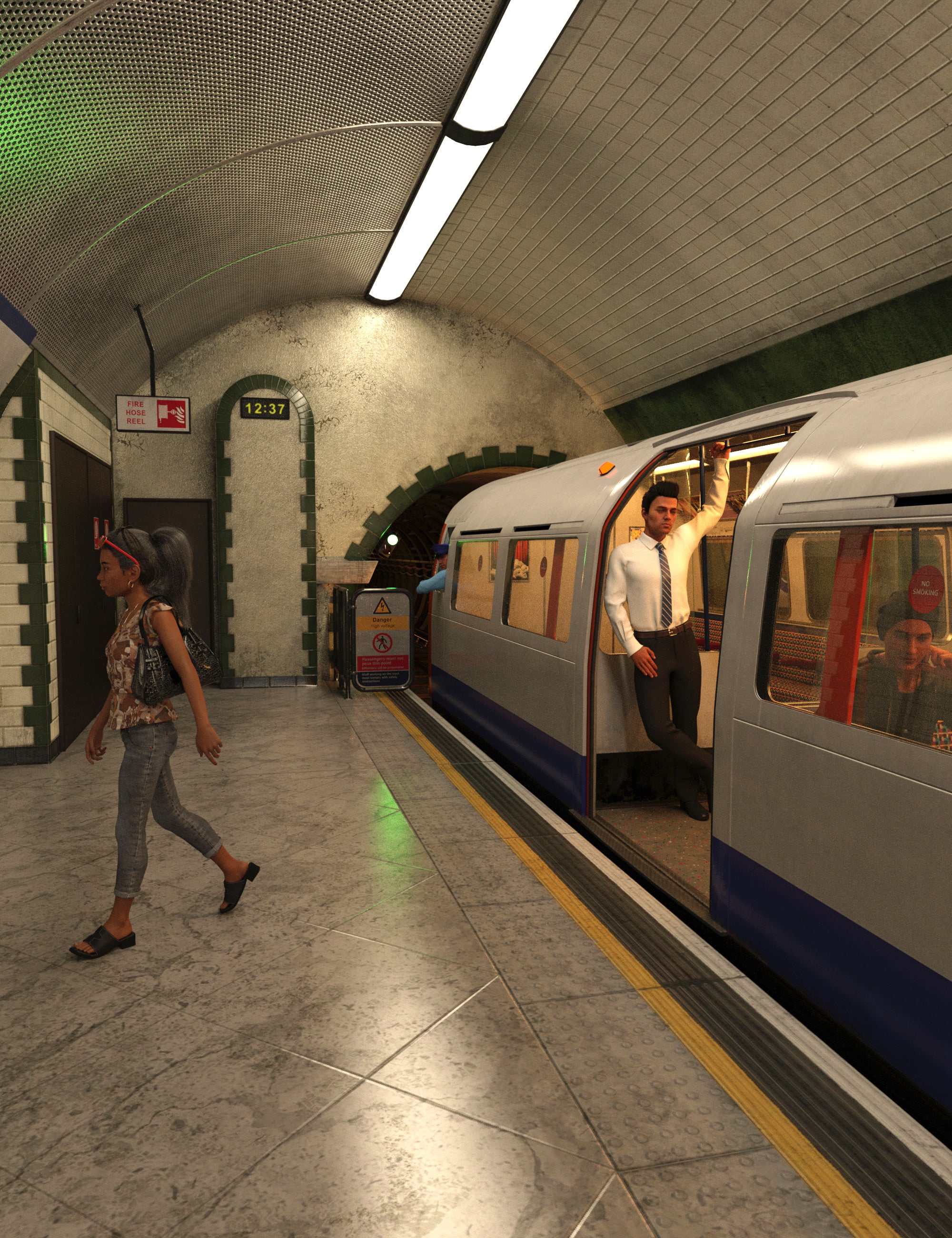 The Tube Train | Daz 3D