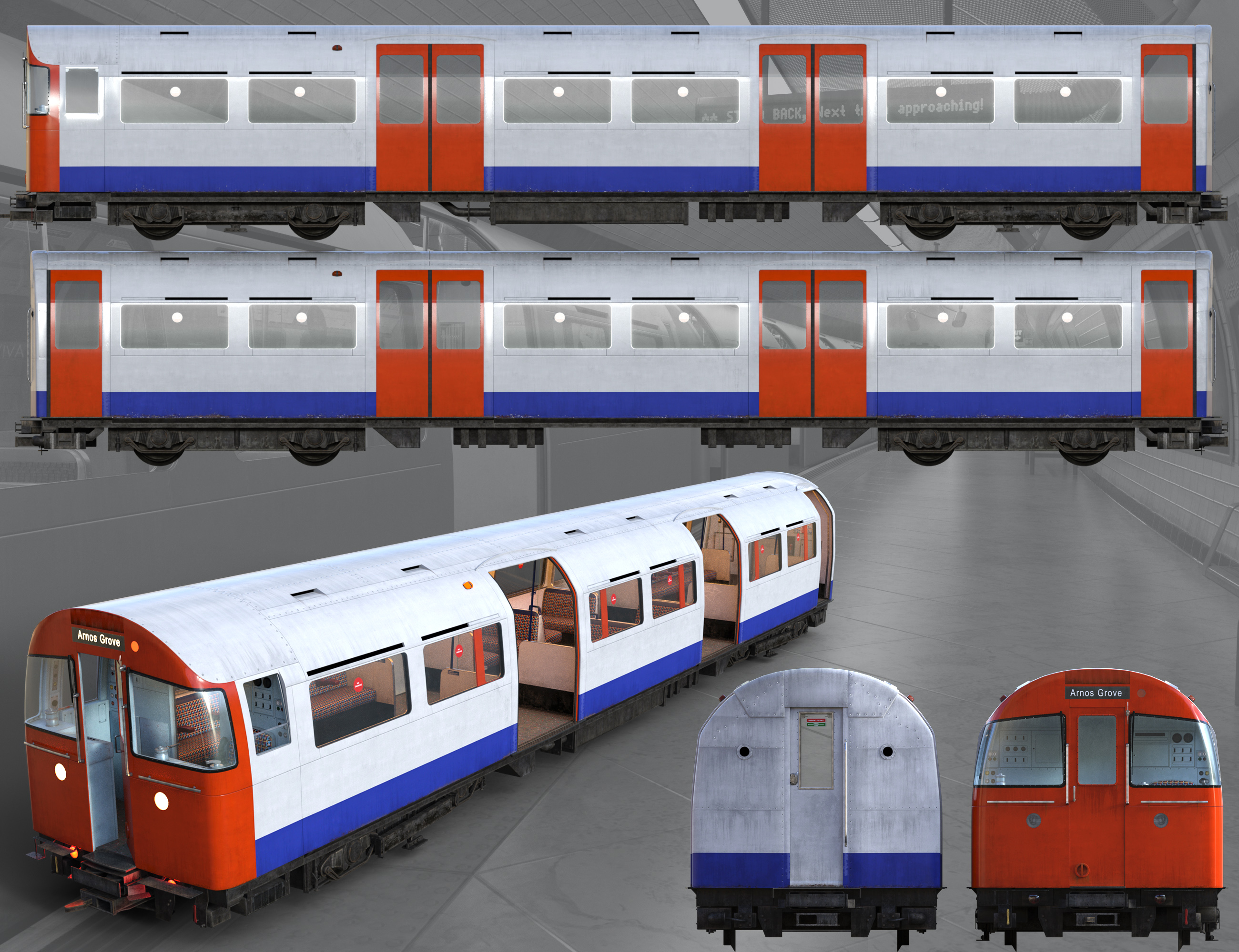 The Tube Train | Daz 3D