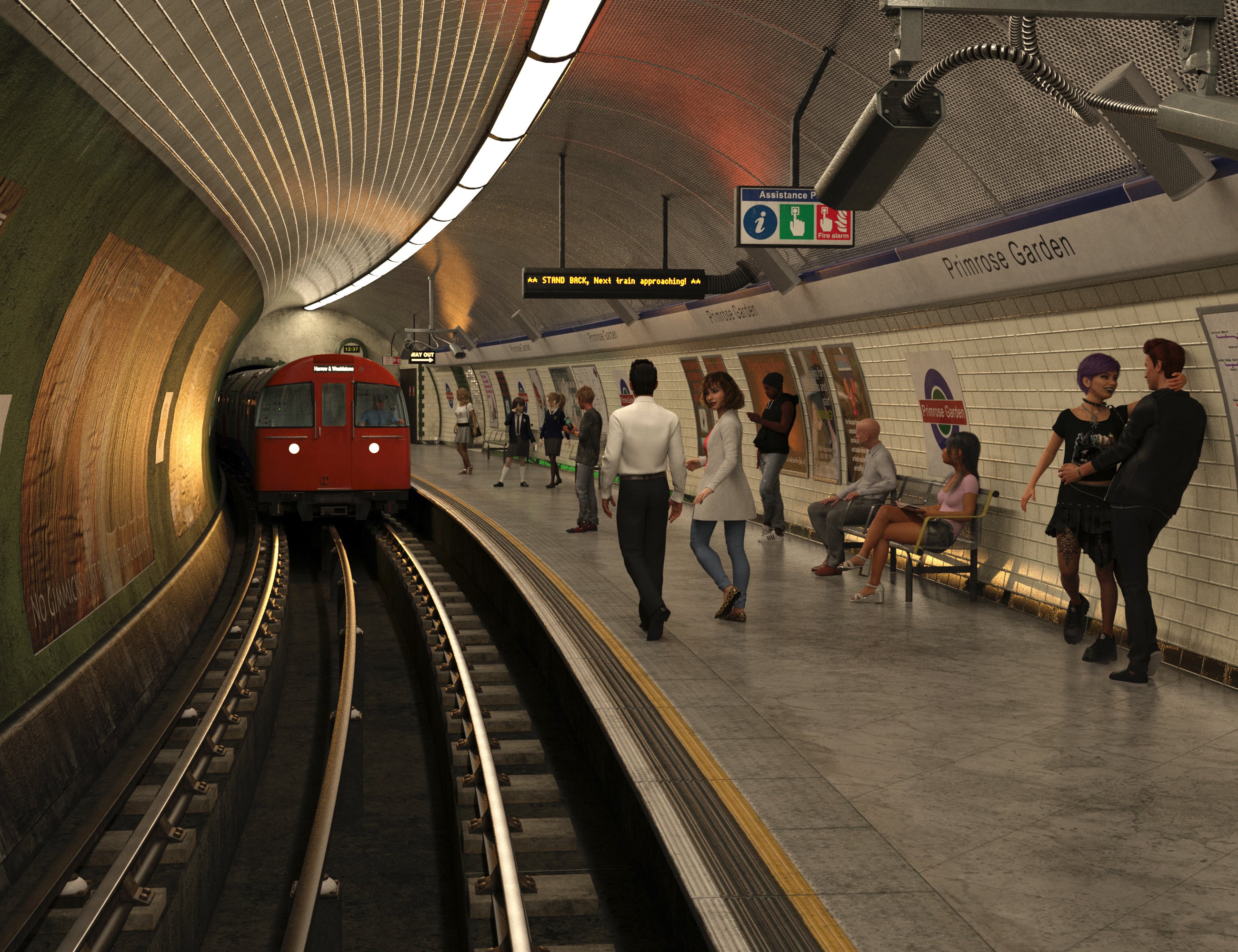The Tube Station | Daz 3D
