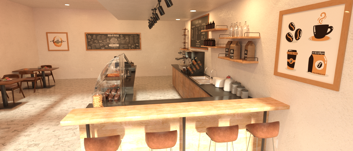 FG Cafe | Daz 3D