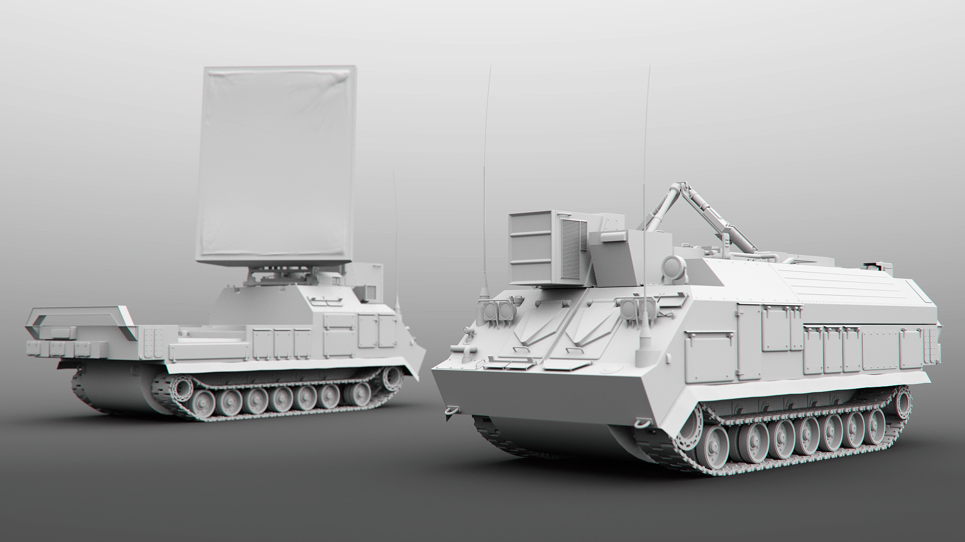 Army Radar Vehicle | Daz 3D