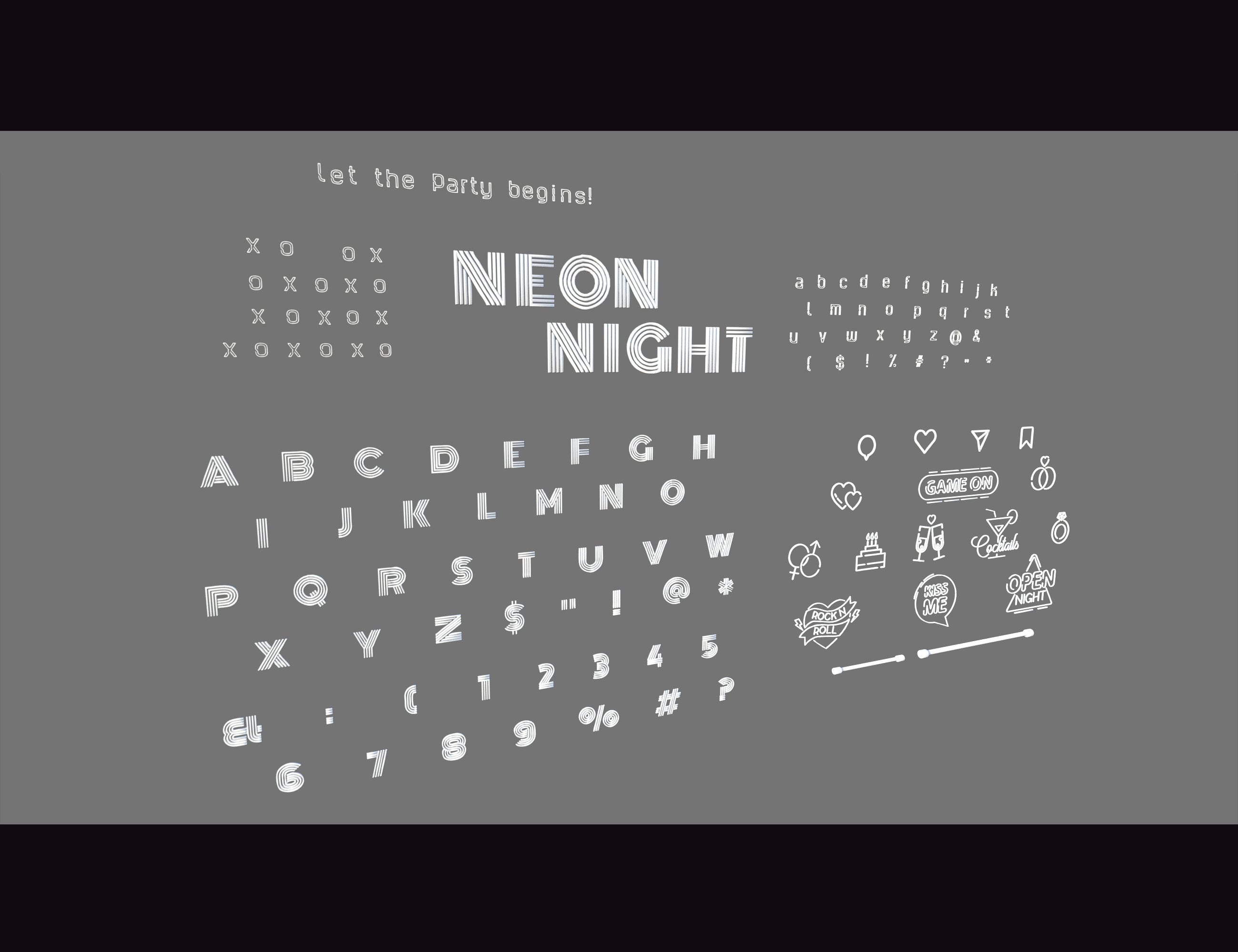 The Neon Bar Signs | Daz 3D