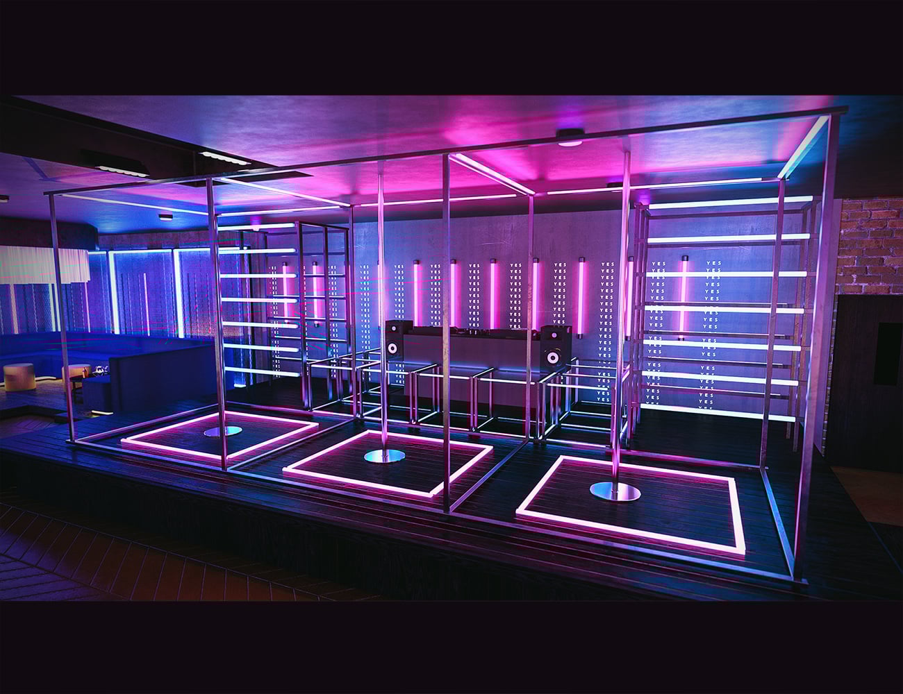 The Neon Bar Environment Bundle | Daz 3D