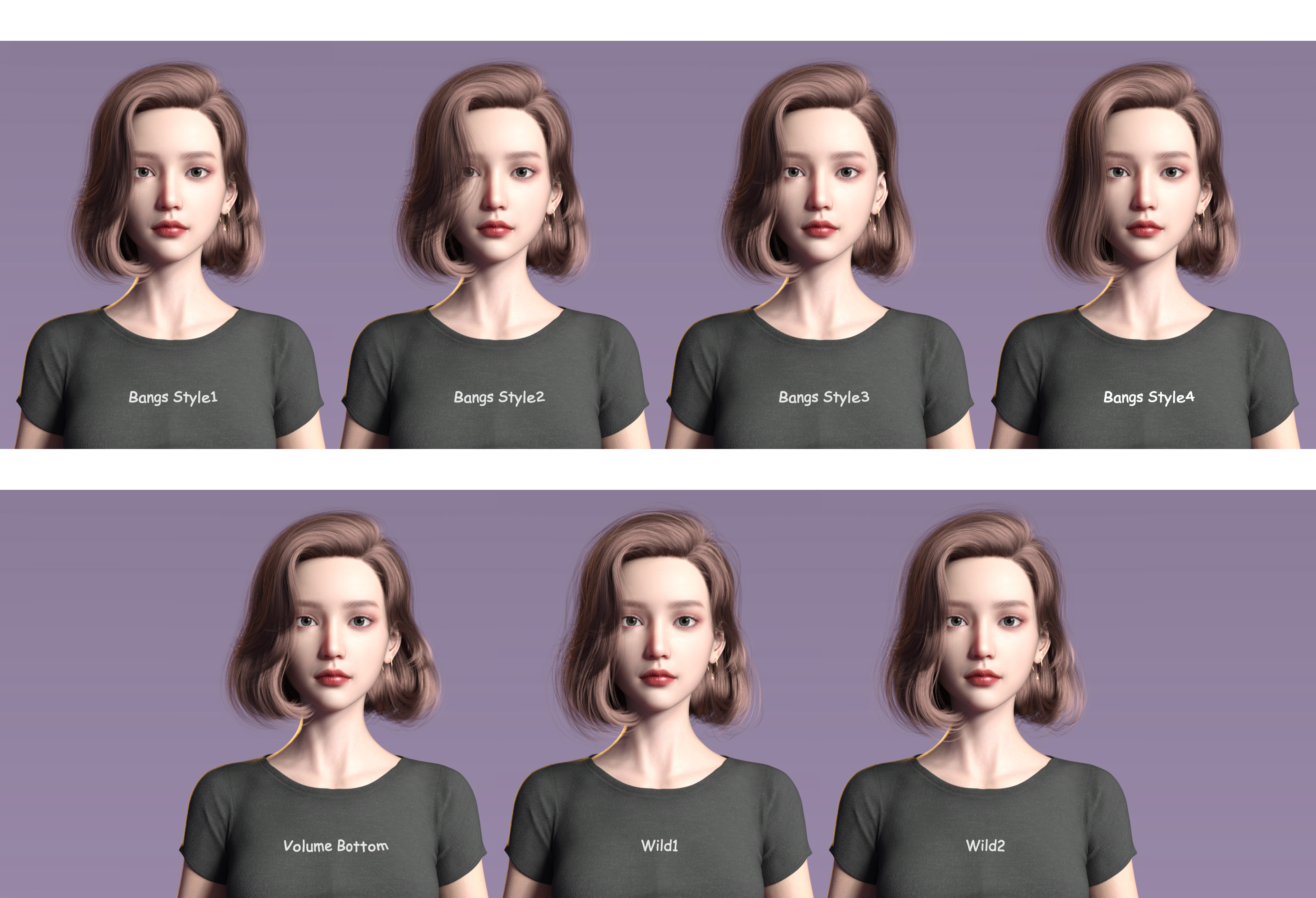 Camille Hair For Genesis 8 And 8 1 Females Daz 3d