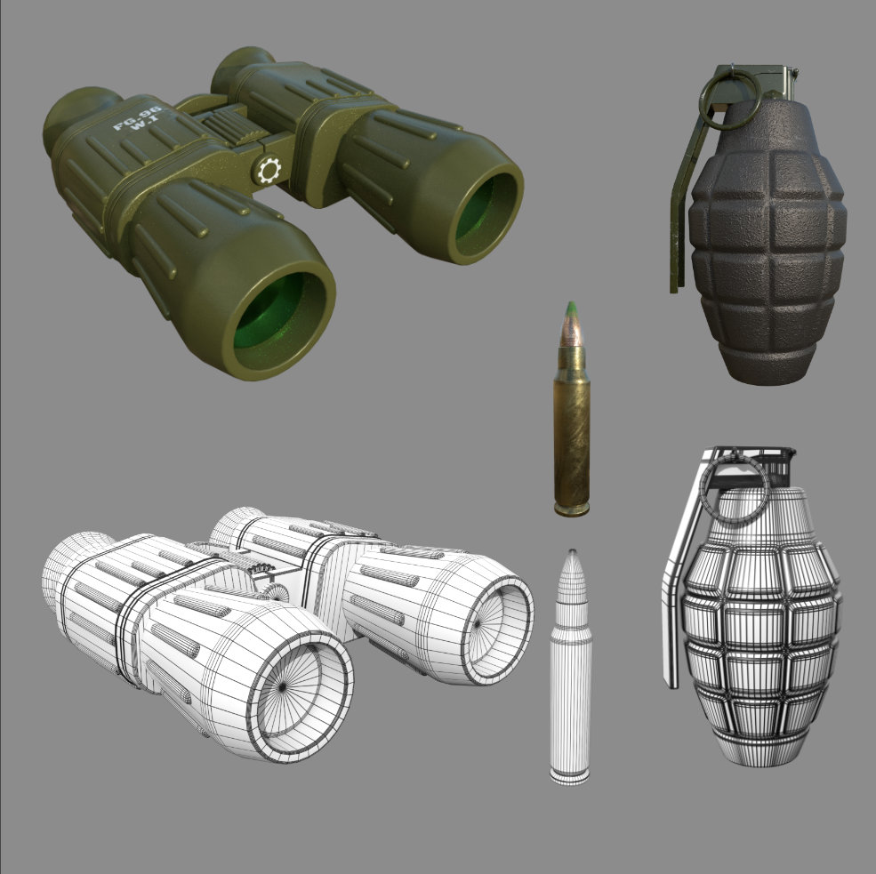 FG Military Props | Daz 3D
