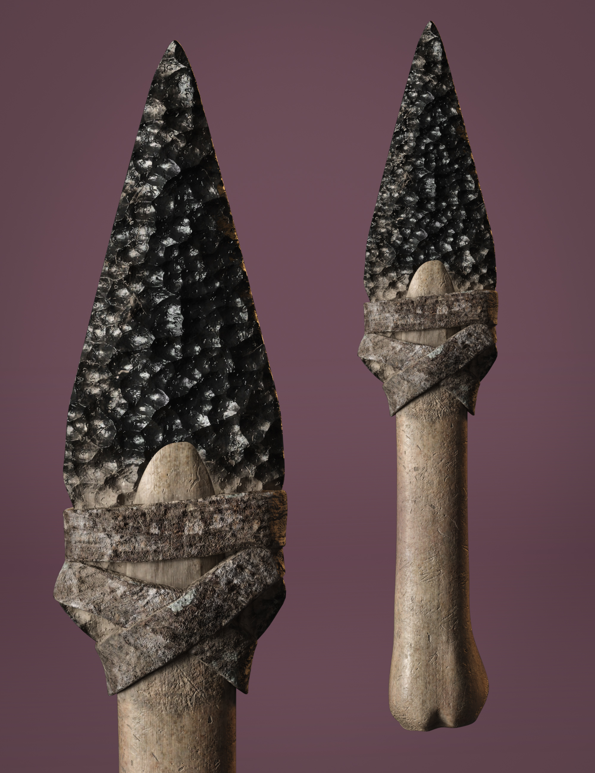 BW Primitive Weapons Set 01 for Genesis 8 and 8.1 | Daz 3D