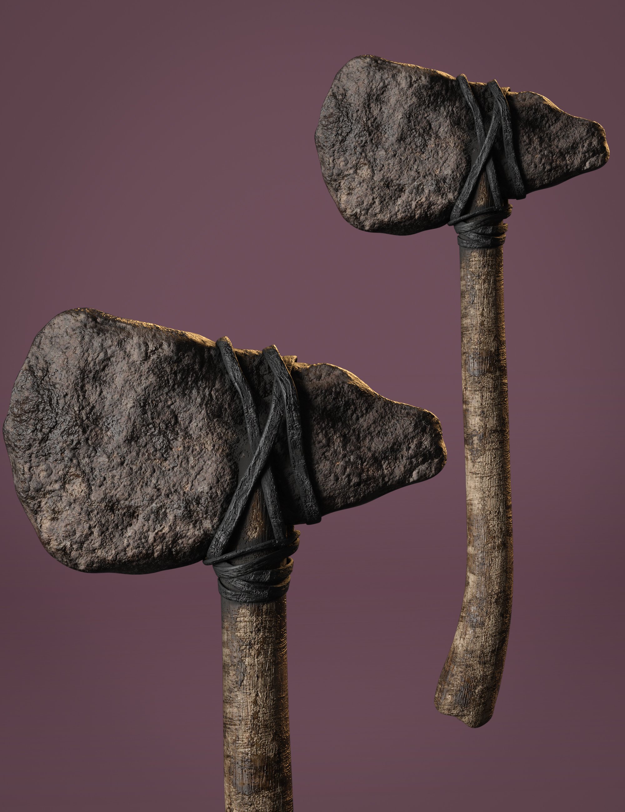 BW Primitive Weapons Set 02 for Genesis 8 and 8.1 | Daz 3D