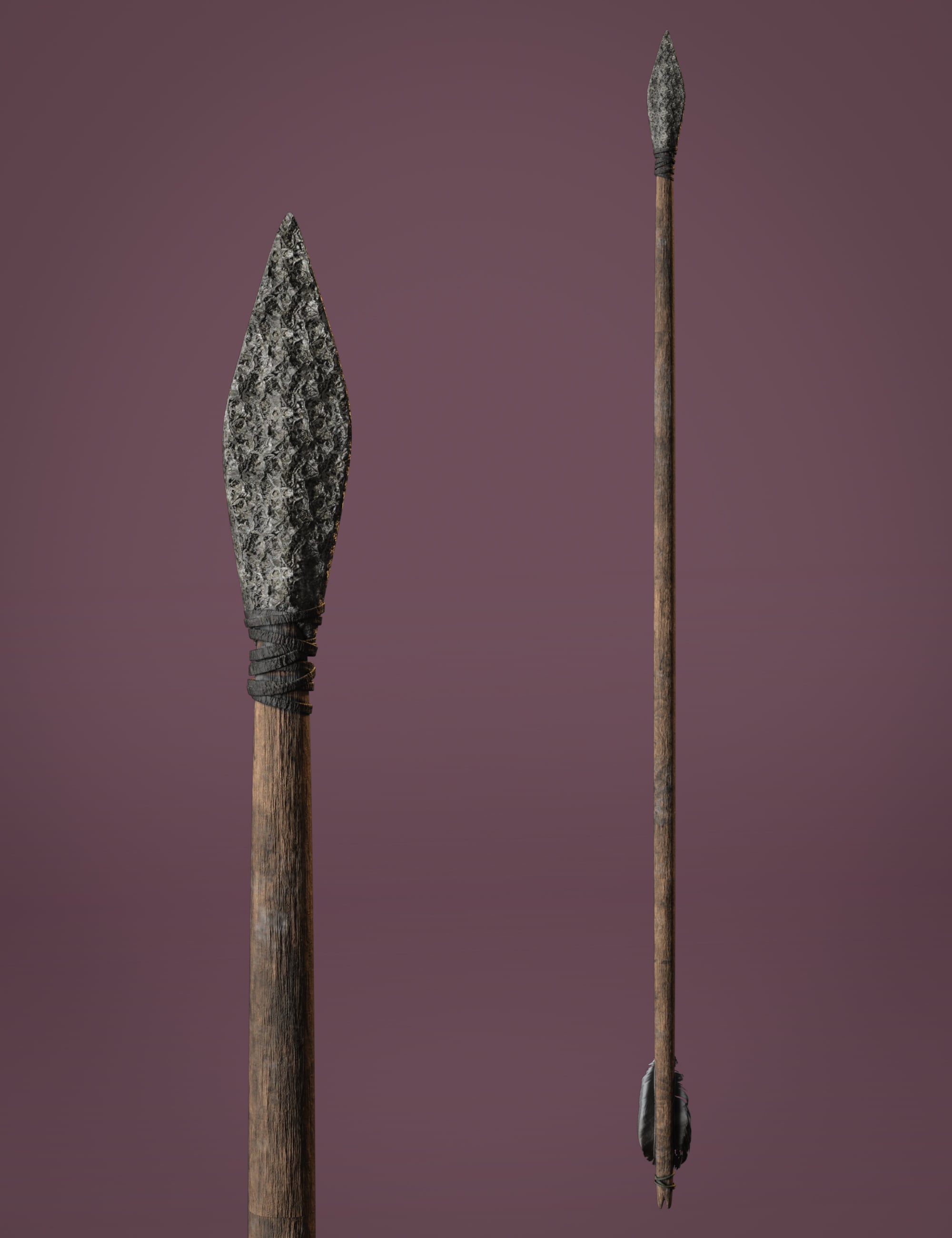 BW Primitive Weapons Set 02 for Genesis 8 and 8.1 | Daz 3D