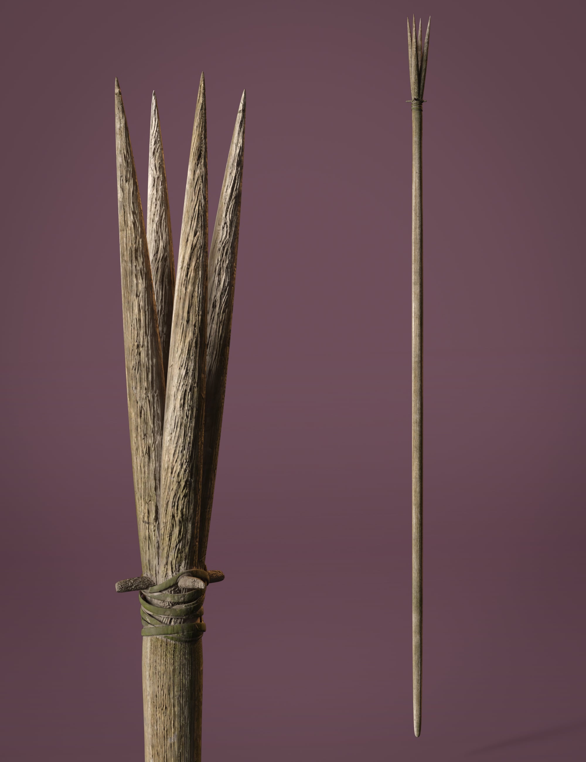 BW Primitive Weapons Set 03 for Genesis 8 and 8.1 | Daz 3D