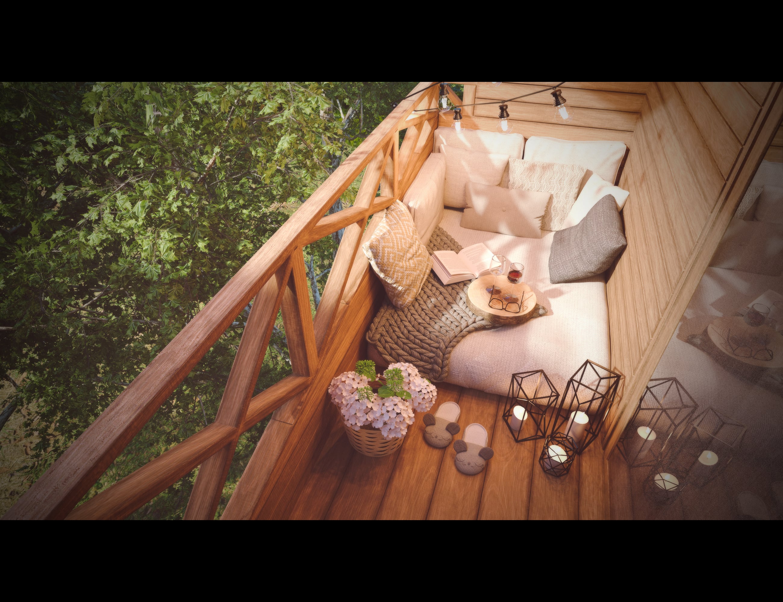 Small Cozy Balcony | Daz 3D