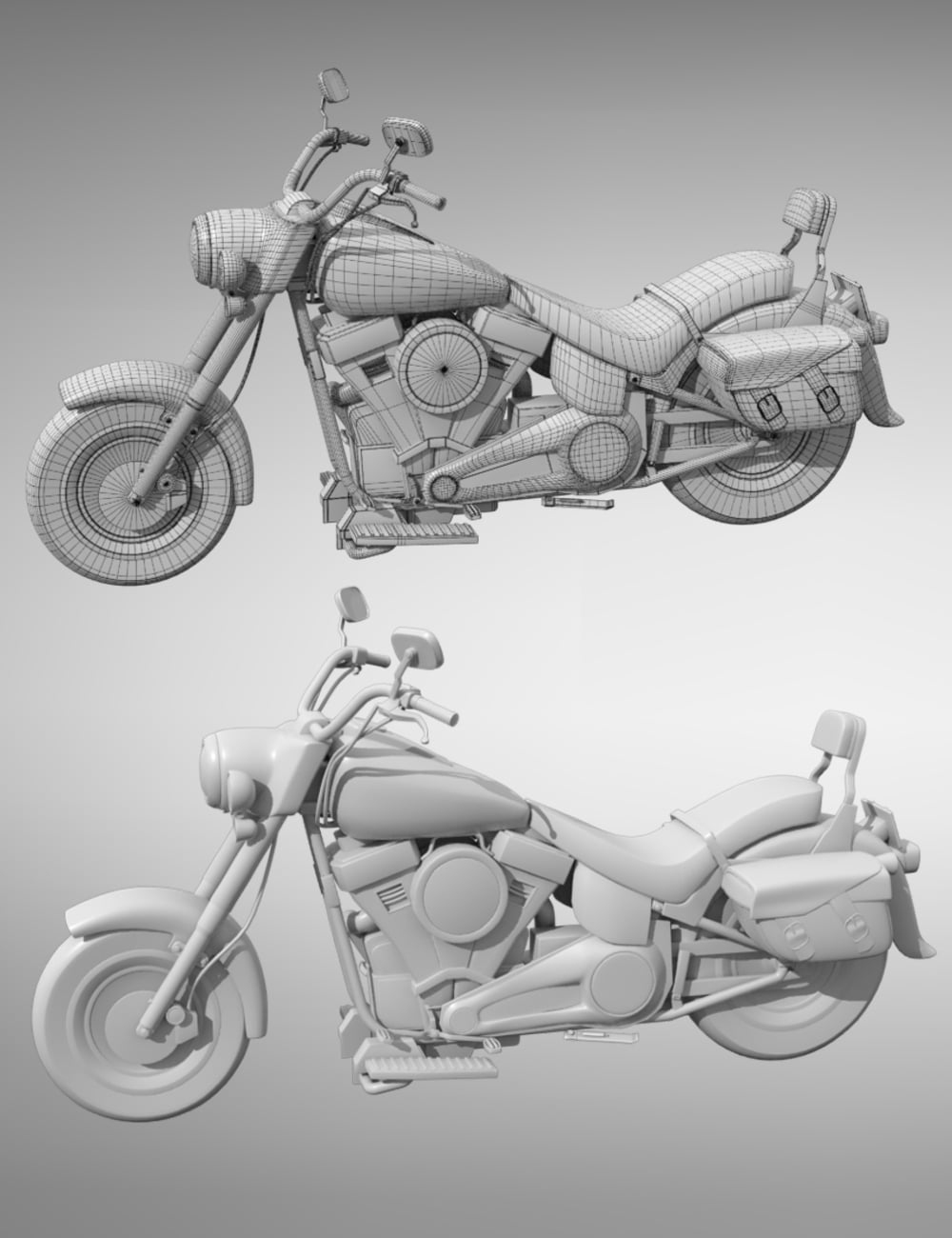 PS Motorcycle | Daz 3D
