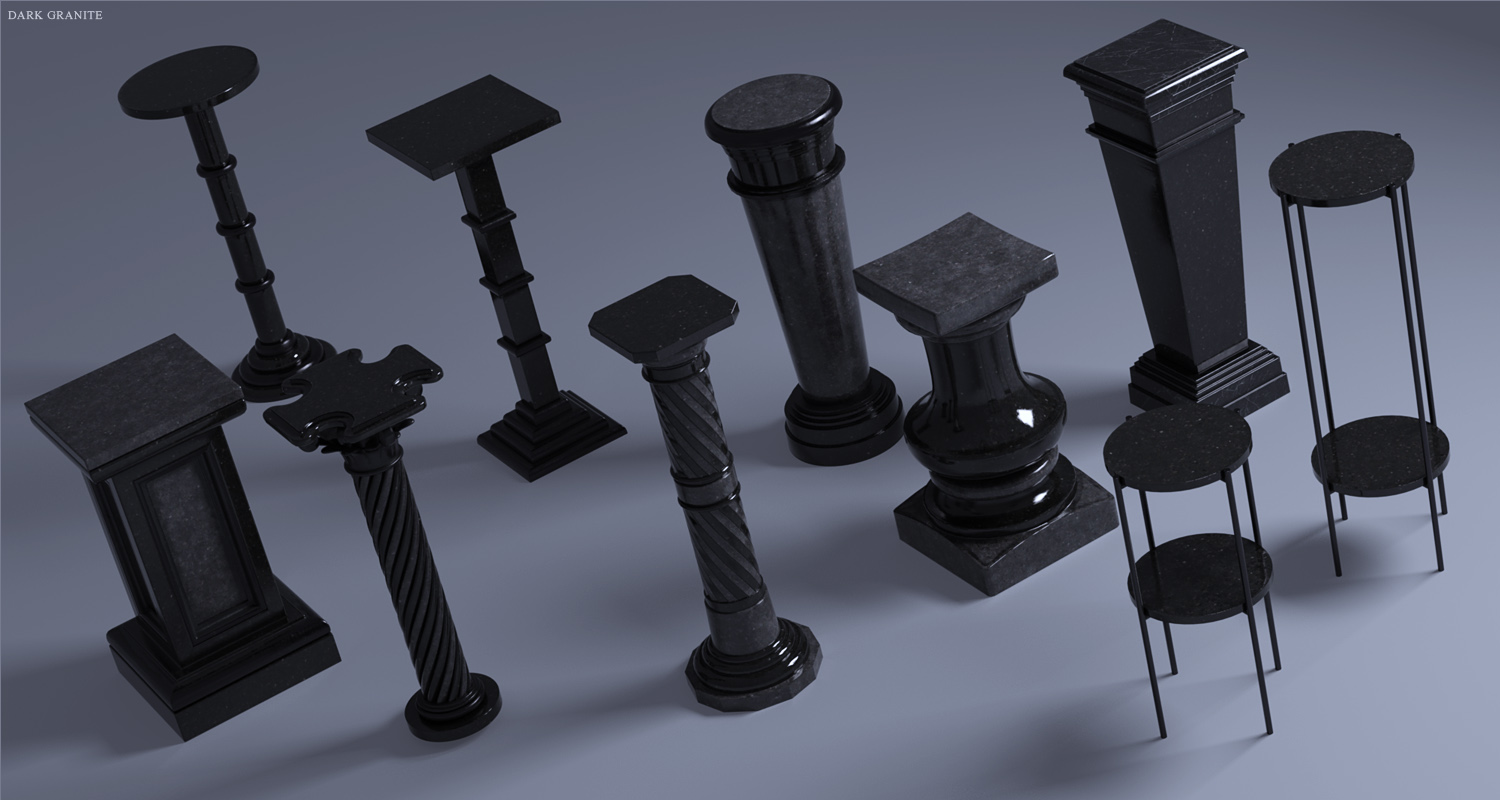 Effigy Plinths | Daz 3D